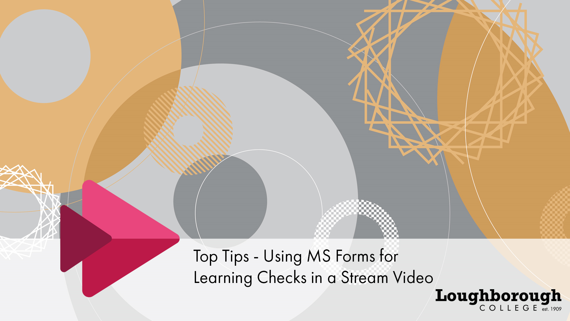 Top Tips – Using MS Forms for Learning Checks in a Stream Video ...