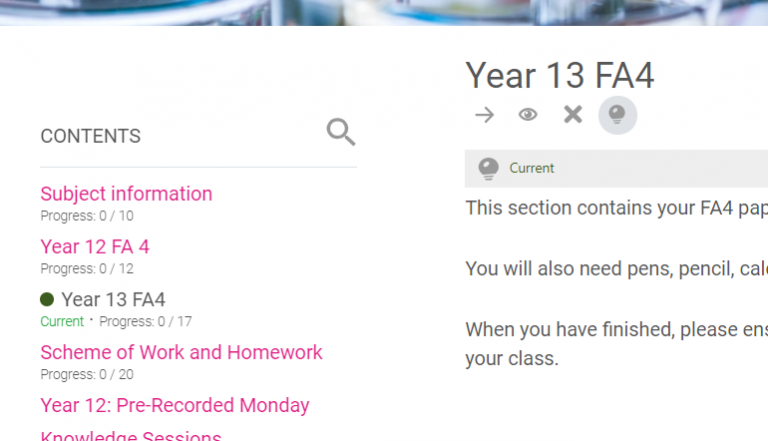 Top Tip – Highlighting The Current Topic in LearnZone – Digital Learning