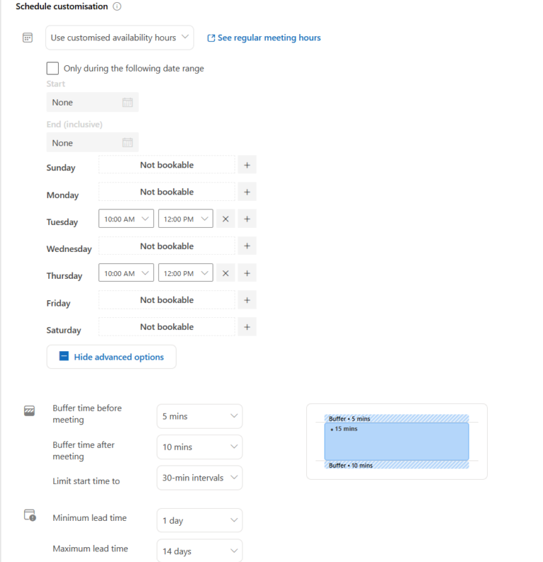 Set up a personal booking page with Microsoft Bookings – Digital Learning