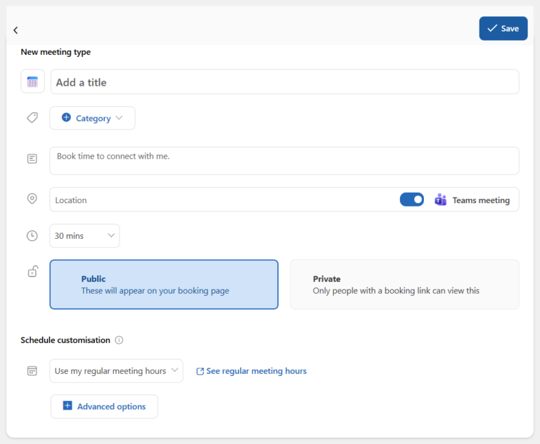 Set up a personal booking page with Microsoft Bookings – Digital Learning